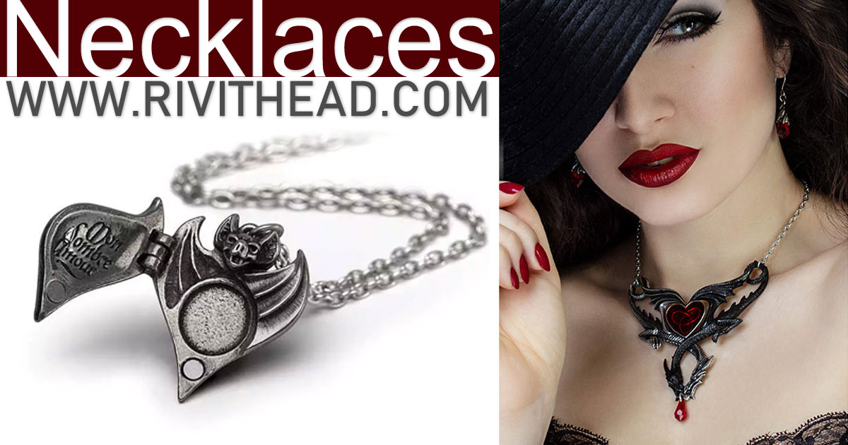 Shop Gothic Necklaces, Goth Pendants & Jewelry at Rivithead