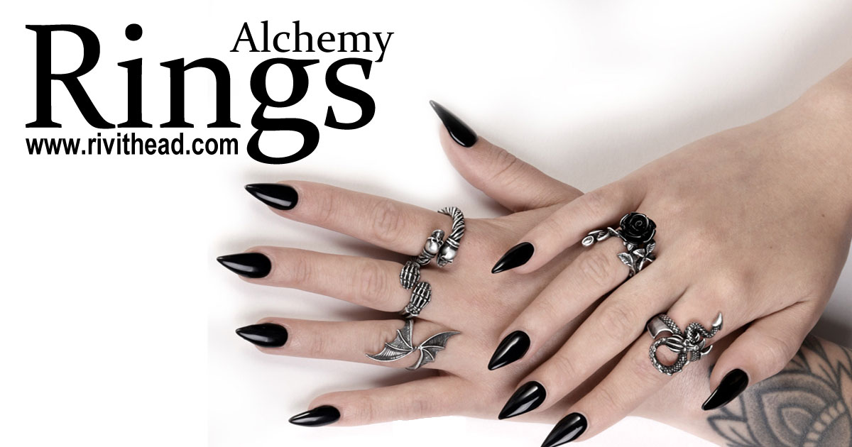 Alchemy of England Rings | Gothic Jewelry at Rivithead