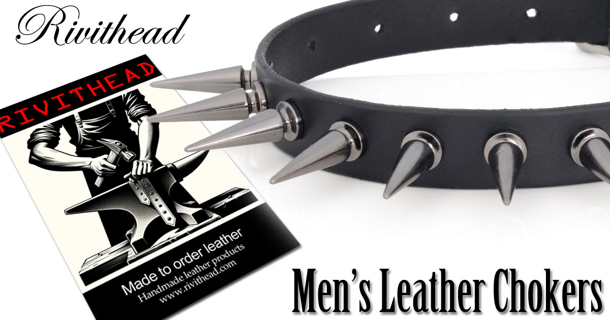 Men’s Leather Chokers for Bold, Uncompromising Looks