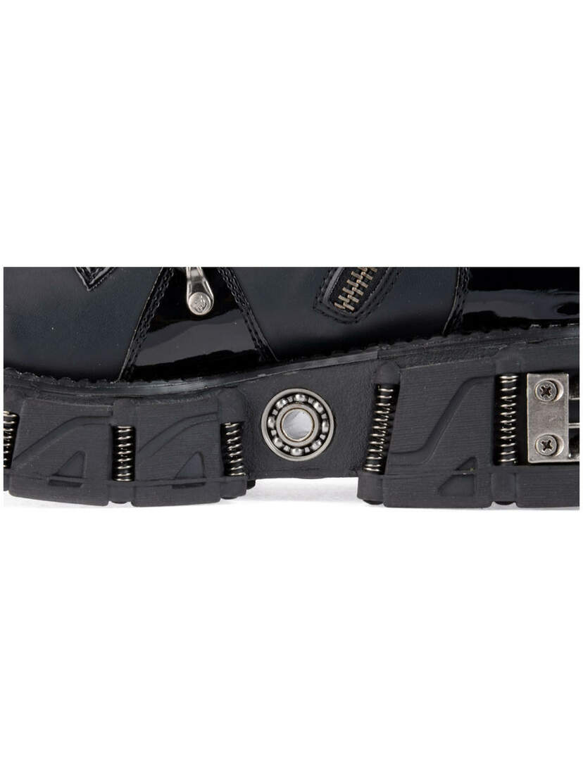 DMA-3006 Black Platform Boots by Demonia