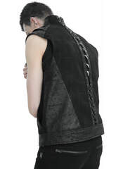 Discover the Men's Talon Gothic/Punk Vest at Rivithead.