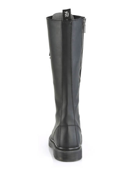 BOLT-400 - 20 eyelet black combat boots