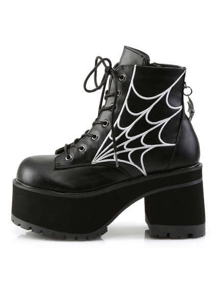RANGER-105 | Spider Web Gothic Platform Boots