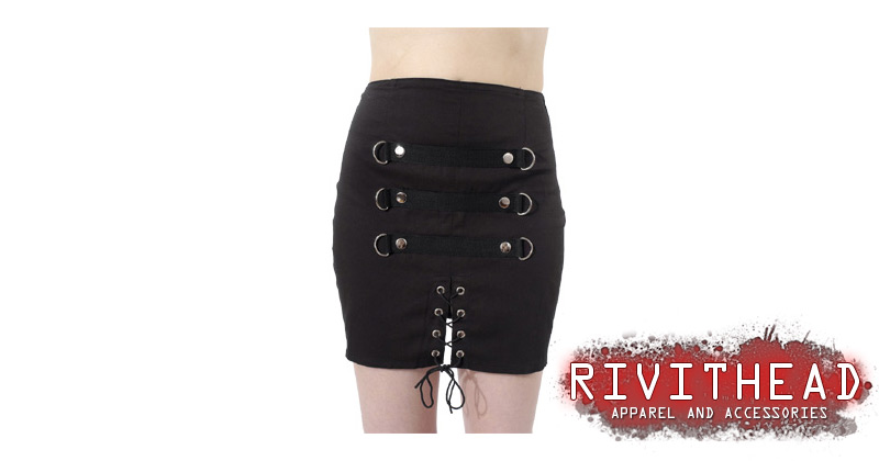 Anarchy Eye Canvas Skirt