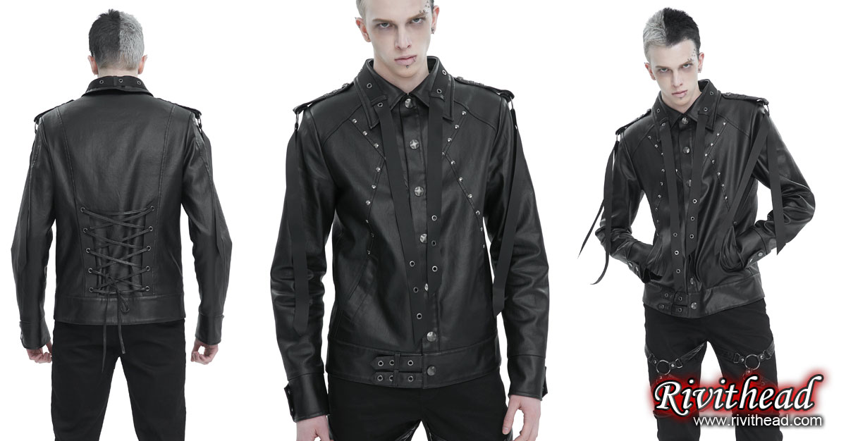 MotoNoir | Men's Gothic Moto Jacket