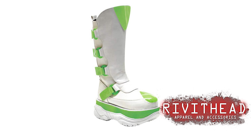 NEPTUNE-309UV white cyber boots