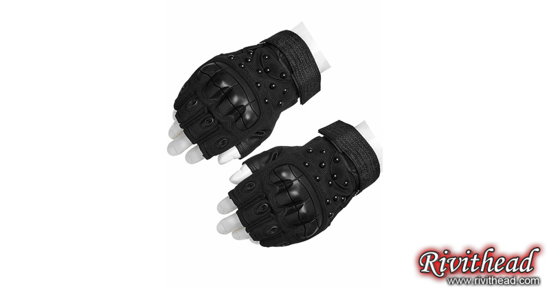 Overkill Fingerless Gloves – Bold, Tactical, and Punk