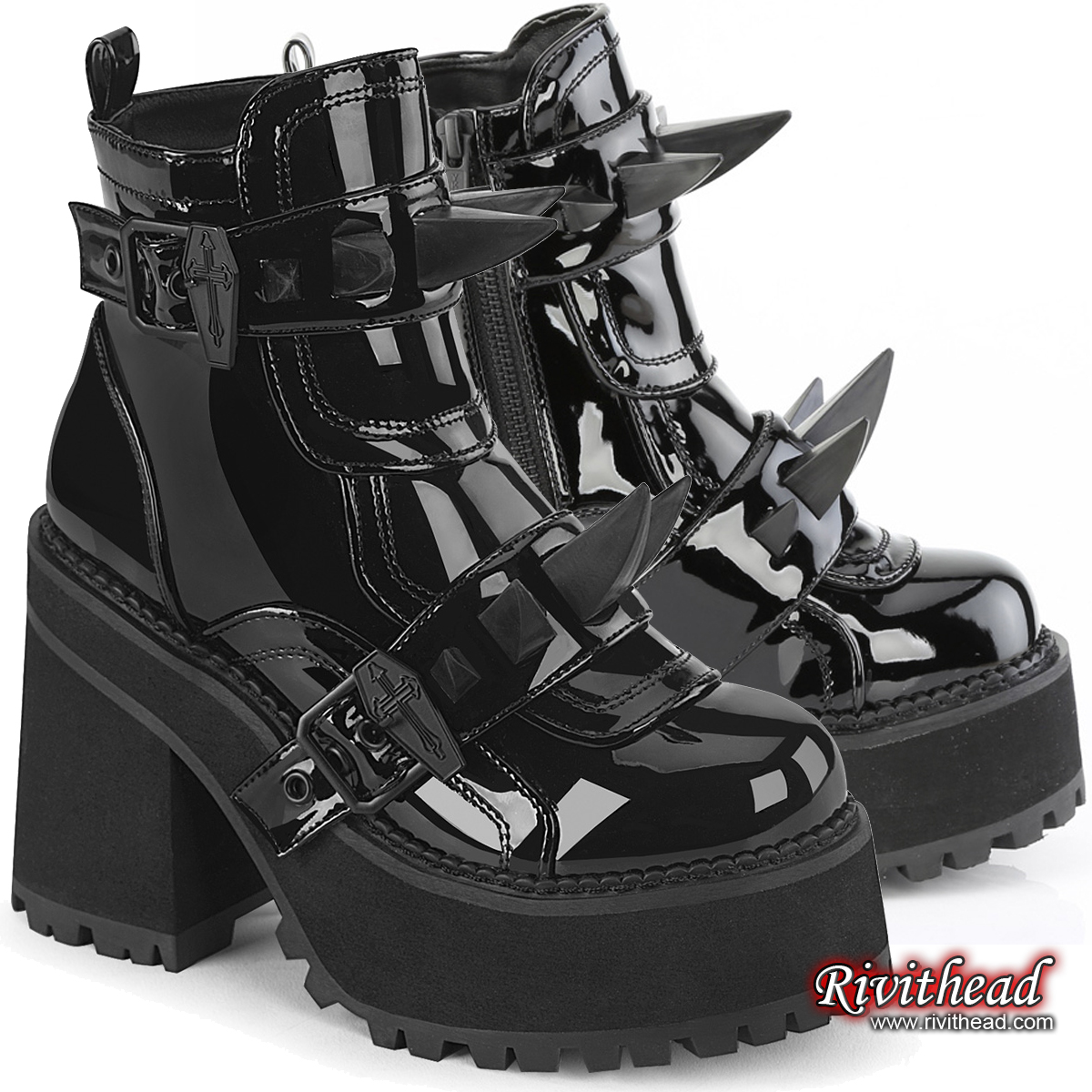 ASSAULT-72 Claw Spike Platform Boots