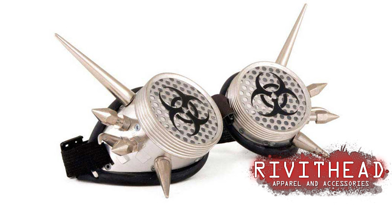 Biohazard Spikes Goggles