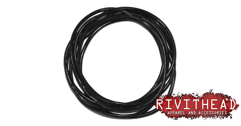 Rubber Bangle Set of 6 - Classic Black Bracelets