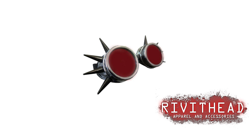 Blood Red Cyber Goggles