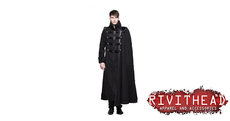 Drake Gothic Trench Coat With Side Cape
