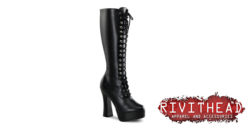 Electra-2020 Women's Platform Knee-High Boots 5 Inch Heel