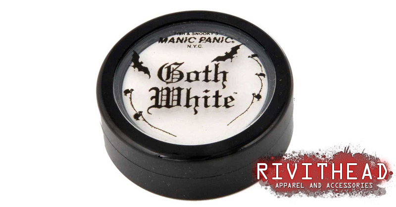 Goth White Cream Powder