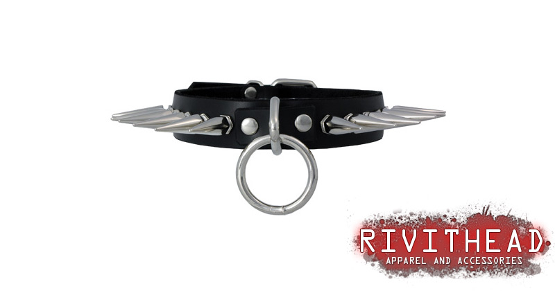 Large Spike Sub Collar Choker