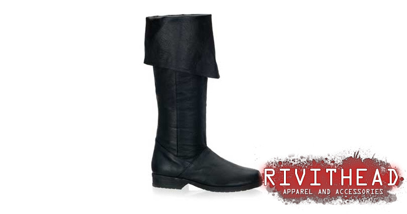 MAVERICK-8812 Black Leather Boots