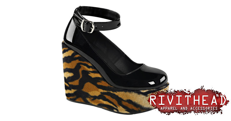 POISON-03 Tiger Patent Shoes