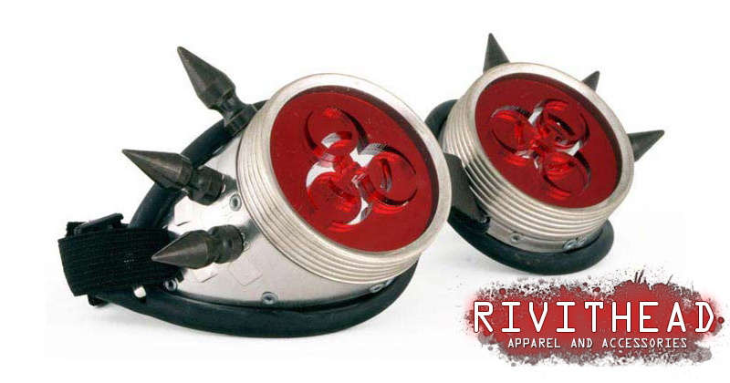 Silver Biohazard Goggles
