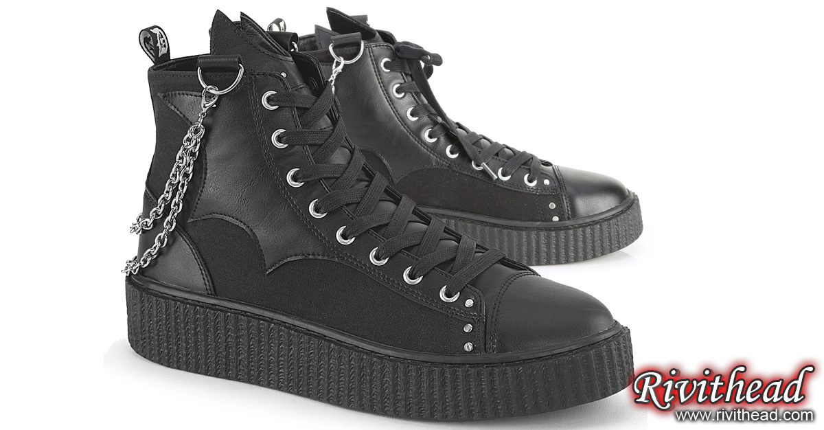 SNEEKER-230 High Top Creeper Sneakers