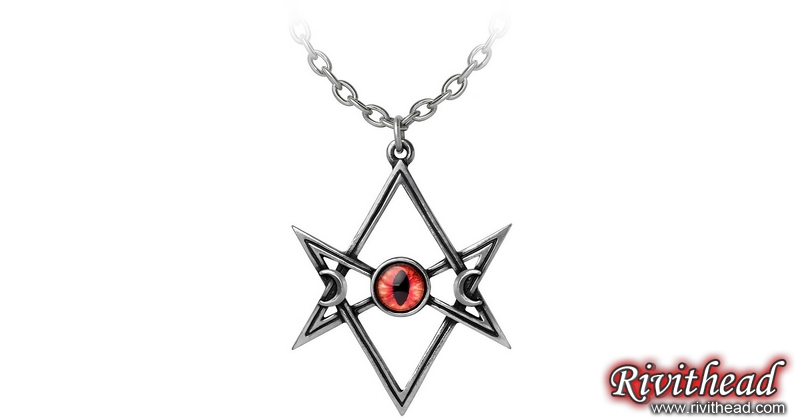 Unicursal Hex Pendant Necklace by Alchemy of England