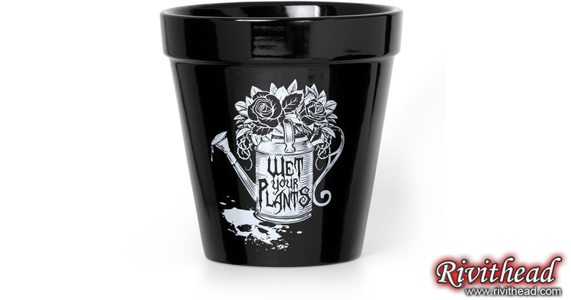 Gothic Gardening: Wet Your Plants Ceramic Pot
