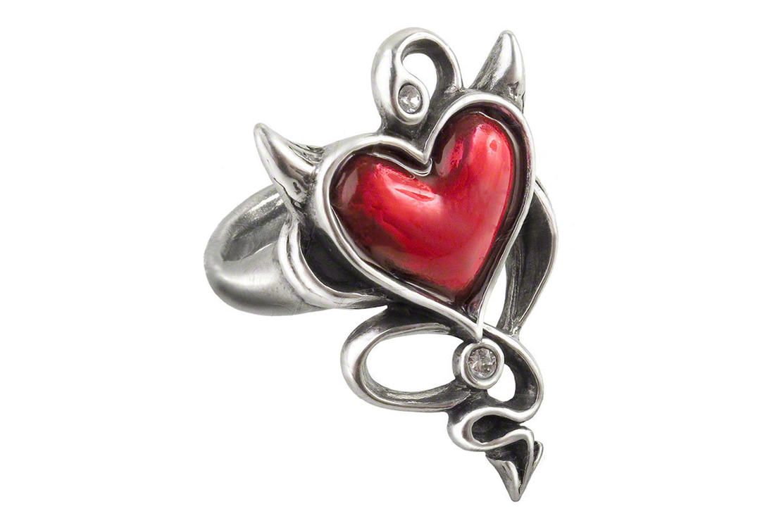 Devil Heart Ring by Alchemy of England